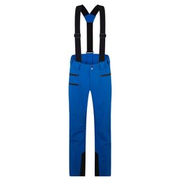 Skihose Ziener "TRONADOR", Herren, Gr. 54, EURO-Größen, blau (mittelblau), Obermaterial alle Farben außer Farbe dark jungle tex: 100% Polyester recycled, Obermaterial Farbe dark jungle tex: 72% Polyester, 28% Polyester recycled;Futter: 100% Polyester;Wattierung: 100% Polyester, Hosen