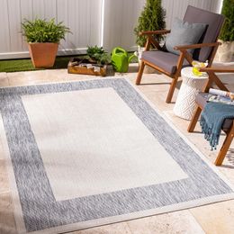 Teppich LIVABLISS "MELILLA", beige, B:160cm H:4mm L:213cm, Kunstfaser, Teppiche, Teppich In- /Outdoor Boho Jute-Optik, Balkon, Terrasse, Garten, Beige
