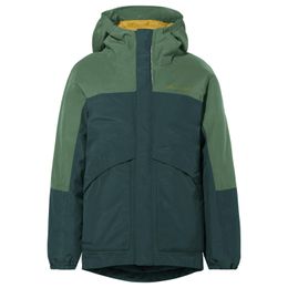 Outdoorjacke Vaude "KIDS ESCAPE PADDED JACKET", Kinder, Gr. 158/164, deep pond, Obermaterial: 100% Polyester. Futter: 100% Polyacryl. Wattierung: 100% Polyester, normal, Jacken, Wasserdicht