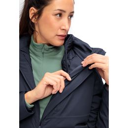 Funktionsjacke Maier Sports "Lisbon 3in1", Damen, Gr. 36, blau (dunkelblau), 100% Polyester, Jacken, Damen Regenjacke, wattierte Winterjacke, wind/wasserdicht, Reg. Fit