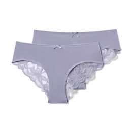 Tchibo - 2 Brazilslips - Damen - Gr. XL - lila
