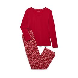 Tchibo - Pyjama - Damen - Gr. M - rot