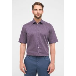 Kurzarmhemd Eterna "COMFORT FIT", Herren, Gr. 40, Normalgrößen, rot, Twill, 100% Baumwolle, normal, Hemden, NON IRON (bügelfrei)