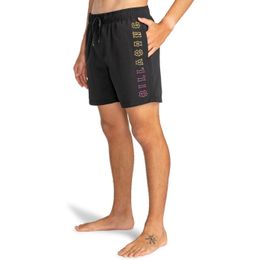 Boardshorts Billabong "All Day Heritage Layback 16"", Herren, Gr. M, schwarz, 100% Polyester, Hosen