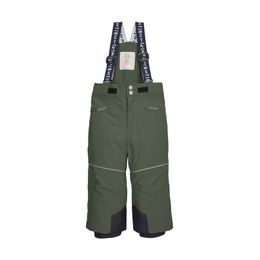 Skihose "FISW 48 MNS SKI PNTS", Kinder, Gr. 110/116, Normalgrößen, grün, Oberstoff: 100% Polyester, Futter: 100% Polyester, Füllung: 100% Polyester, FIRST INSTINCT BY Killtec, Hosen, Wasser- und winddichte Schneehose mit Grow-Up-Funktion und PFAs-frei