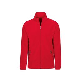 Fleecejacke TRIGEMA "TRIGEMA Fleecejacke", Damen, Gr. L, braun (kirsch), 100% Polyester, Jacken