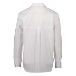 Hemdbluse Betty Barclay "Damen Hemdbluse mit Kragen", Damen, Gr. 36, weiß, Obermaterial: 70% Baumwolle, 27% Polyester, 3% Elasthan., lässig geschnitten normal, Blusen