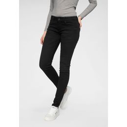 Skinny-fit-Jeans Pepe Jeans "SOHO", Damen, Gr. 26, L&auml;nge 32, schwarz (s98 washed schwarz), Denim/Jeans, Obermaterial: 92% Baumwolle, 6% Polyester, 2% Elasthan, skinny fit lang, Jeans, im 5-Pocket-Stil mit 1-Knopf Bund und Stretch-Anteil