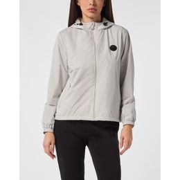 Yoga-Sweatjacke Plein Sport "Sweatjacke", Damen, Gr. L, grau (71, lightgrau), Obermaterial: 100% Polyester; Futter: 100% Polyester, Sweatjacken