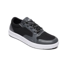 Sneaker Quiksilver "Amphibian Plus", Gr. 10 (43), schwarz (schwarz, grau, weiß), Obermaterial: Textil / Futter: Textil / Außensohle: Gummi, Schuhe
