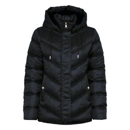 Fuchs & Schmitt Steppjacke FUCHS SCHMITT "Steppjacke", Damen, Gr. 36, schwarz, Web, Obermaterial: 100% Polyester. Wattierung: 100% Polyester, clean, unifarben, regular fit normal, Rundhals, eingesetzt gerader Abschluss, Jacken, mit Kapuze