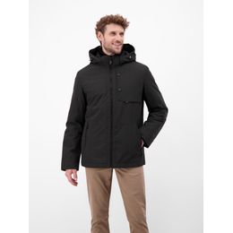 Blouson Lerros "Lerros Herren Blouson in Stukturoptik", Herren, Gr. L, schwarz, 100% Polyester, Jacken, Wasser- und windabweisend
