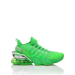 Sneaker Plein Sport "Tiger Attack//Gen.x.4", Herren, Gr. 43, Normalschaft, gr&uuml;n (27, acidgr&uuml;n), Schuhe Sneaker