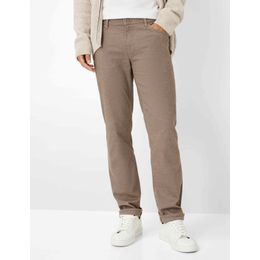 5-Pocket-Hose Brax "Style CADIZ", Herren, Gr. 33, Länge 34, camelfarben, Web, 52% Baumwolle, 30% Polyester, 16% Viskose, 2% Elasthan, Hosen