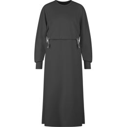 Sweatkleid Sportalm KITZBÜHEL, Damen, Gr. 40, N-Gr, schwarz, Jersey, Obermaterial: 90% Polyamid, 10% Elasthan, clean, unifarben, regular fit lang, Rundhals, eingesetzt angesetztes Bündchen, Kleider, mit Kordeldurchzug