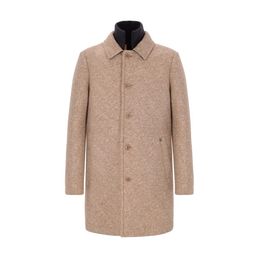 Distretto12 Between-Seasons Coat 'Naum' male Beige size 54