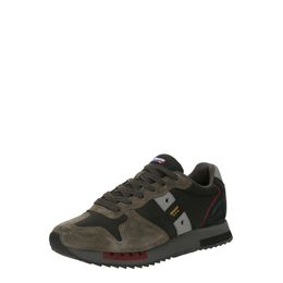 Blauer.USA Sneaker Herren Gr&ouml;&szlig;e 45 hellgrau / khaki / schwarz / schwarzmeliert