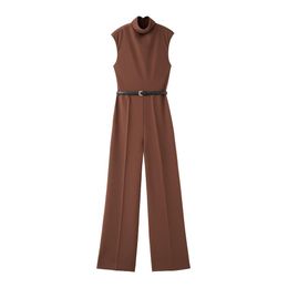 Mango Jumpsuit 'Gabriela' Damen Größe 4XL/5XL rostrot