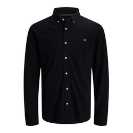 Jack & Jones Premium Button Up Shirt 'JPRBLUBLAKE' male Black size L