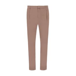 Distretto12 Pleat-Front Pants 'Giron' male Brown size 46
