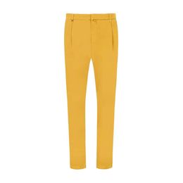 Distretto12 Pleat-Front Pants 'Rio Pence T. Giron' male Yellow size 46