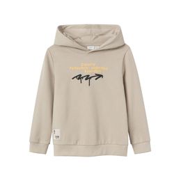 name it Sweatshirt Jungen Gr&ouml;&szlig;e 134/140 beige / gelb / schwarz