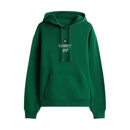 Tommy Jeans Sweatshirt Damen Gr&ouml;&szlig;e S dunkelgr&uuml;n / wei&szlig;