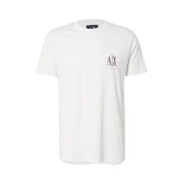 Armani Exchange T-Shirt Herren Größe S taupe / weiß