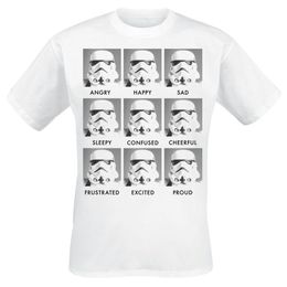 Star Wars Stormtrooper - Emotions T-Shirt wei&szlig; in 4XL 124279008