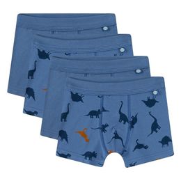 Sanetta Boxershorts Jungen Gr&ouml;&szlig;e 128 marine / nachtblau / karamell