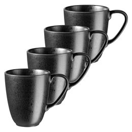 Mäser Mäser Kaffeebecher-Set, Steinzeug Essential Schwarz