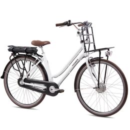 Tretwerk Sophia E Bike Damen 28 Zoll Elektrofahrrad 155 - 175 cm Hollandrad Tiefeinsteiger weiß