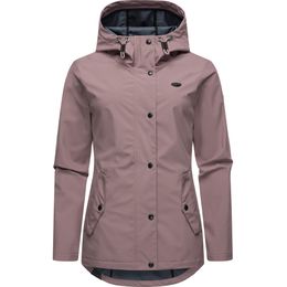 Ragwear Funktionsjacke 'Margge' Damen Gr&ouml;&szlig;e XL mauve / schwarz