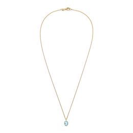 Elli Kette Damen Gr&ouml;&szlig;e 55 hellblau / gold