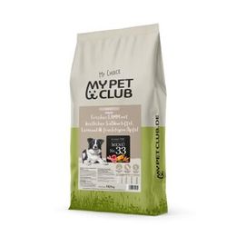 MyPetClub Lamm getreidefreies Trockenfutter ohne Weizen oder Zucker, sensitiv, monoprotein 14,5kg