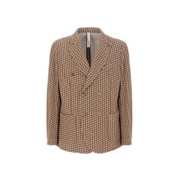 Distretto12 Sakko 'Dub' Herren Größe 52 beige / braun