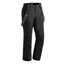 Skihose Maier Sports "JOSCHO", Herren, Gr. 46, Normalgrößen, schwarz, 100% POLYESTER, Hosen, Herren Schneehose atmungsaktiv und wasserdicht Regular Fit