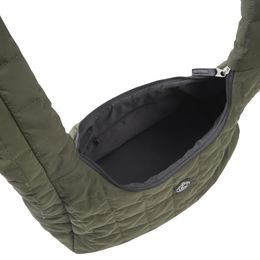 Tragetasche Luhta "Luhta OHTOLA", Damen, schwarz olive, Obermaterial: 100% Polyester. Futter: 100% Polyester. Wattierung: 100% Polyester, Taschen, Schultertasche in Stepp-Optik