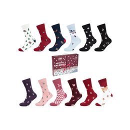 Sneakersocken Fun Socks "motifs", Herren, Gr. 36 (40), women selection, Baumwollmischung, Socken, mit elastischem Bund