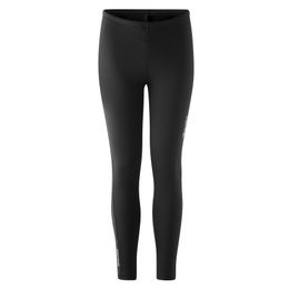 Fahrradhose Gonso "Marc Therm", Kinder, Gr. 164, Normalgrößen, schwarz, 100% Polyester, Hosen, Wasserabweisend, hohe Wärmeisolation, strapazierfähig