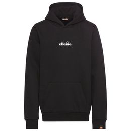 Kapuzensweatshirt Ellesse "ELLIBRO JNR OH HOODY", Kinder, Gr. 128 (8/9/134), schwarz, Jersey, Obermaterial: 70% Baumwolle, 30% Polyester, Sweatshirts