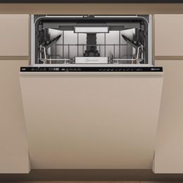 Bauknecht vollintegrierbarer Geschirrspüler "BK7IA115B2M6L0", Energieeffizienz: A (A-G), silberfarben, B:59,8cm H:82cm T:55,5cm, Geschirrspüler, Großer MaxiSpace Innenraum, inklusive PowerClean Pro Hochdruckdüsen