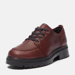 Schnürboots Timberland "CAMBRIA VALLEYLACE UP SHOE", Damen, Gr. 41, burgundy full grain, Leder, Schuhe, Winterstiefel, Schnürstiefel, Winterschuhe