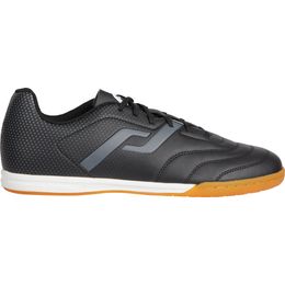 Fußballschuh Pro Touch "Classic VI IN", Gr. 40, schwarz, anthrazit, Schuhe