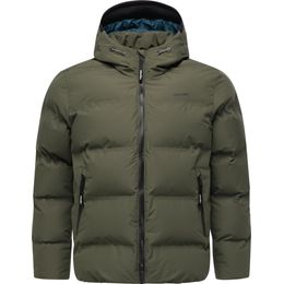 Winterjacke Ragwear "Norgos", Herren, Gr. L (52), olivgrün, Obermaterial: 100% Polyester; Innenfutter: 100% Polyester; Wattierung: 100% Polyester, gerade hüftbedeckend, hoch geschlossener Ausschnitt, eng normaler Saum, Jacken, Winter Steppjacke mit Kapuze