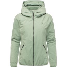 Winterjacke Ragwear "Dizzie Warm", Damen, Gr. L (40), mint, Obermaterial: 100% Polyester, Innenfutter: 100% Polyester, Wattierung: 100% Polyester, Basic, figurumspielend hüftbedeckend, hoch geschlossener Ausschnitt, Ärmel ohne Ärmelschlitz Rippbündchen mit Gummizug, Jacken, Wasserdichte Damen Jacke mit Kapuze