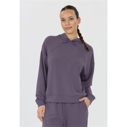 Sweatshirt Endurance "Jade", Damen, Gr. 38, blau, grau, 51% Polyester, 44% Modal, 5% Elasthan, unifarben, normal, ohne Ausschnitt, Sweatshirts, aus superweichem Material