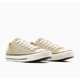 Sneaker Converse "CHUCK TAYLOR ALL STAR", Gr. 36, last straw, egret, schwarz, Textil, Schuhe