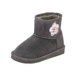 Schlupfboots Disney "FROZEN", Damen, Gr. 24, grau, Textil, Schuhe, Winterschuhe, Winterboots, Snowboots, Schlupfstiefel, gefüttert