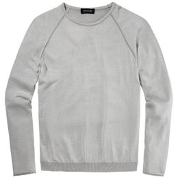 Seldom Herren-Raglanpullover S Hellgrau